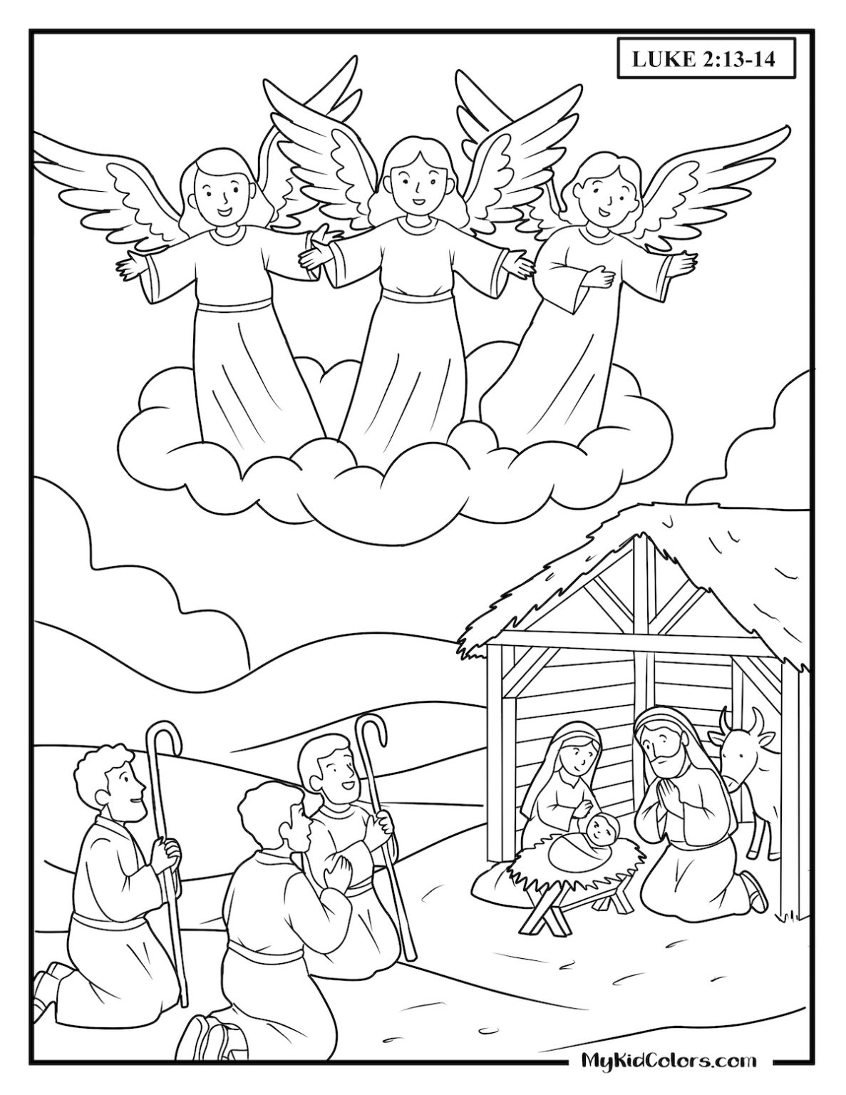 15 Free Baby Jesus Coloring Pages (Free PDF Printables)