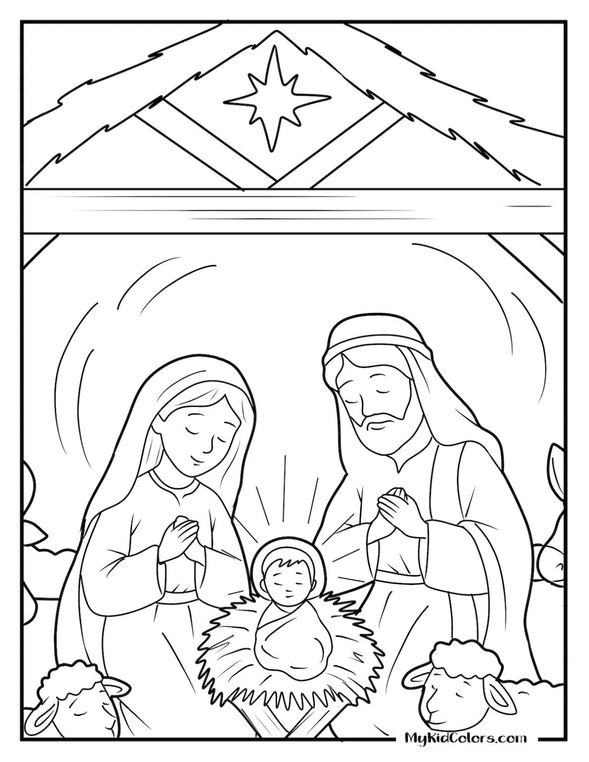 15 Free Baby Jesus Coloring Pages (Free PDF Printables)