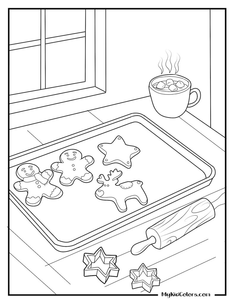 15 Free Gingerbread Coloring Pages (Free PDF Printables)