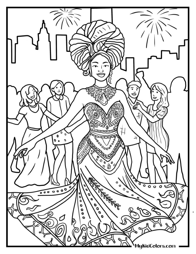 15 Free New Years Eve Coloring Pages (PDF Printables)