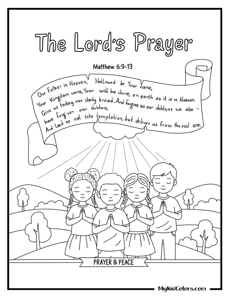 15 Free Sunday School Coloring Pages (PDF Printables)