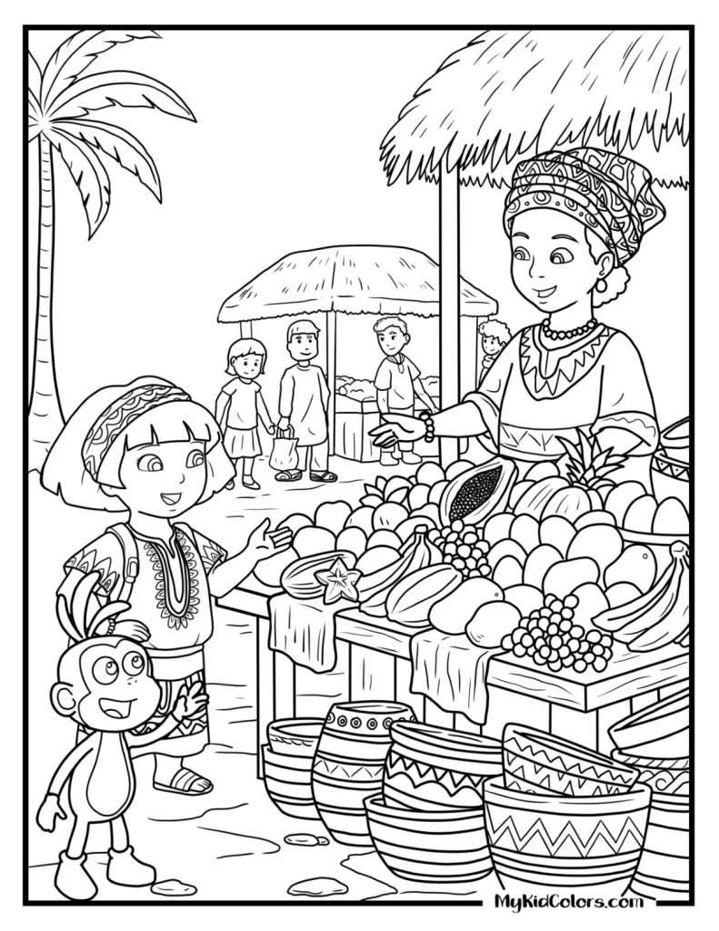 15 Free Dora the Explorer Coloring Pages (PDF Printable Set)