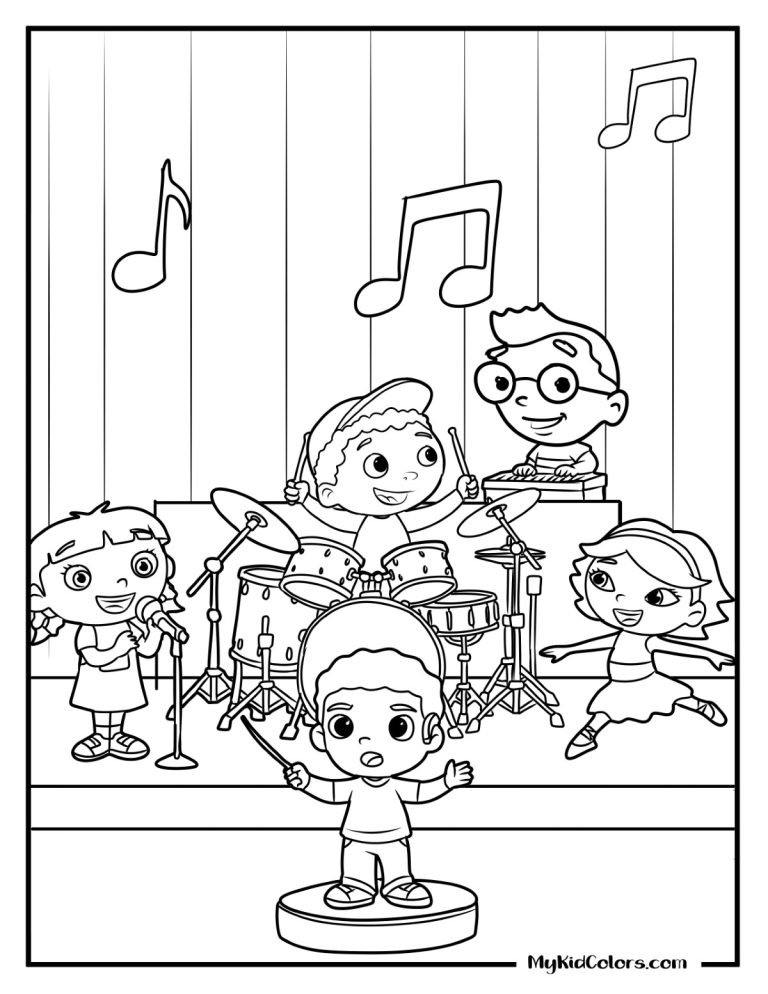 15 Free Little Einsteins Coloring Pages to Print Today