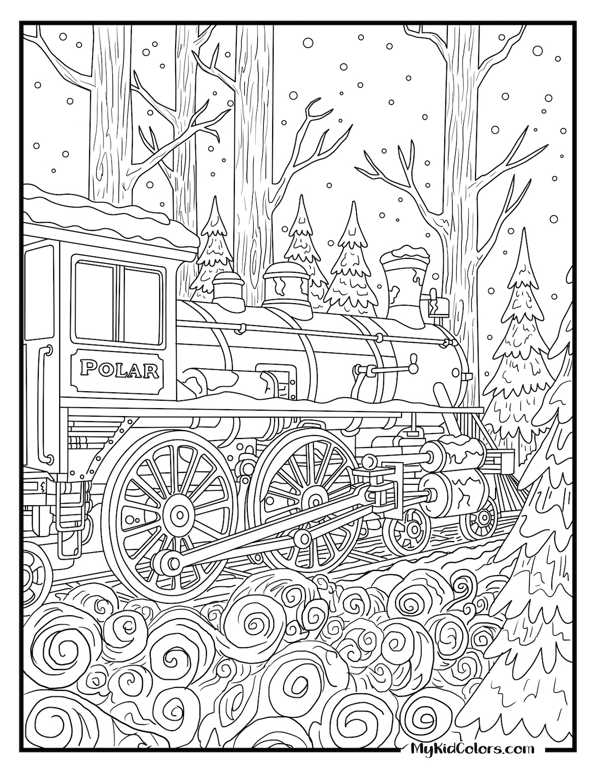 15 Free Polar Express Coloring Pages (Free Printable PDF)