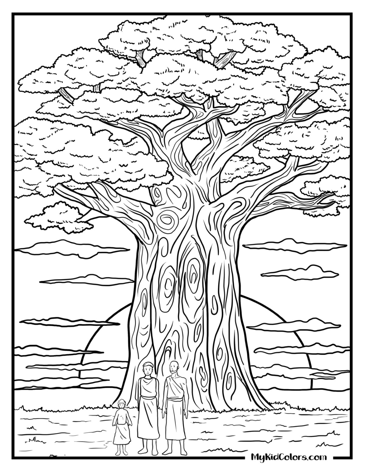 15 Free African Coloring Pages for Kids (Free PDF Printable)