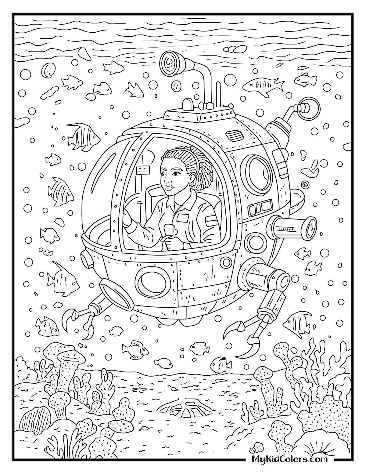 15 Free Science Coloring Pages (Free PDF Printables)