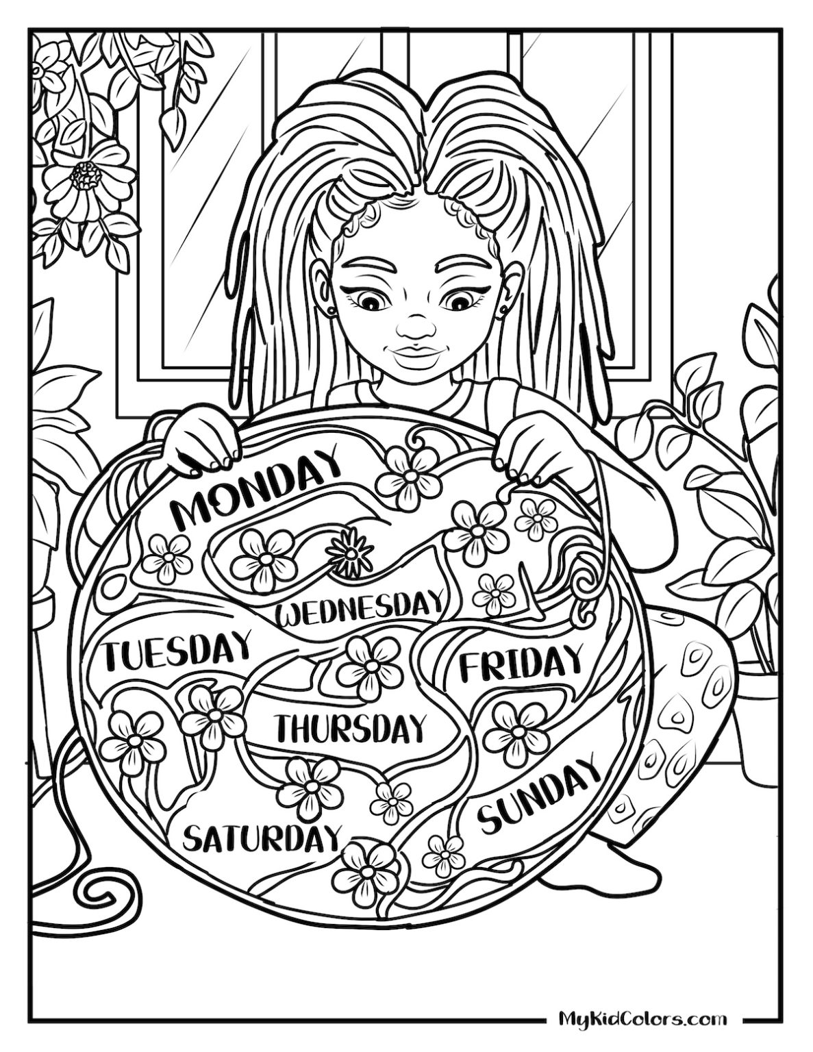 15 Free Days of the Week Coloring Pages (Free PDF Printables)