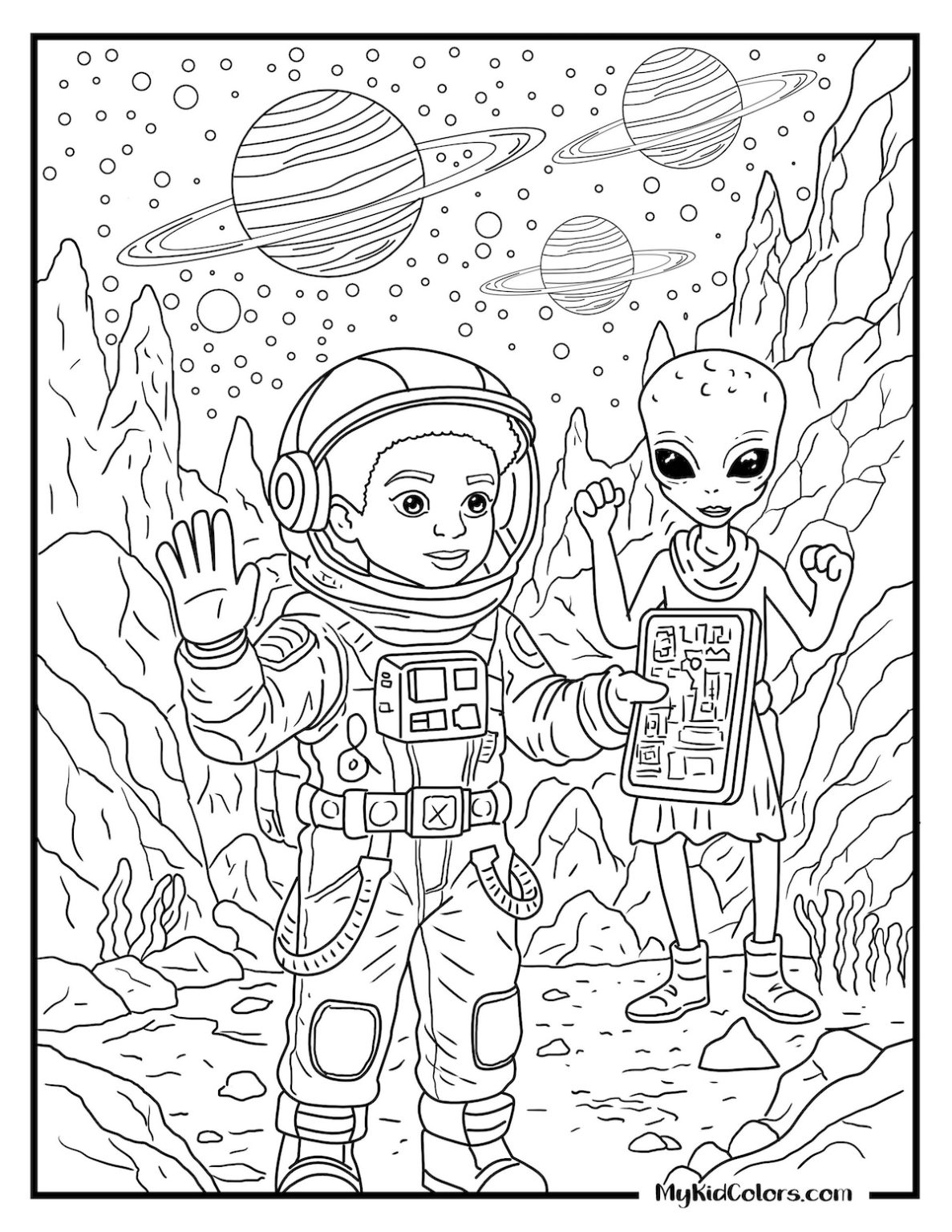 15 Free Science Coloring Pages (Free PDF Printables)