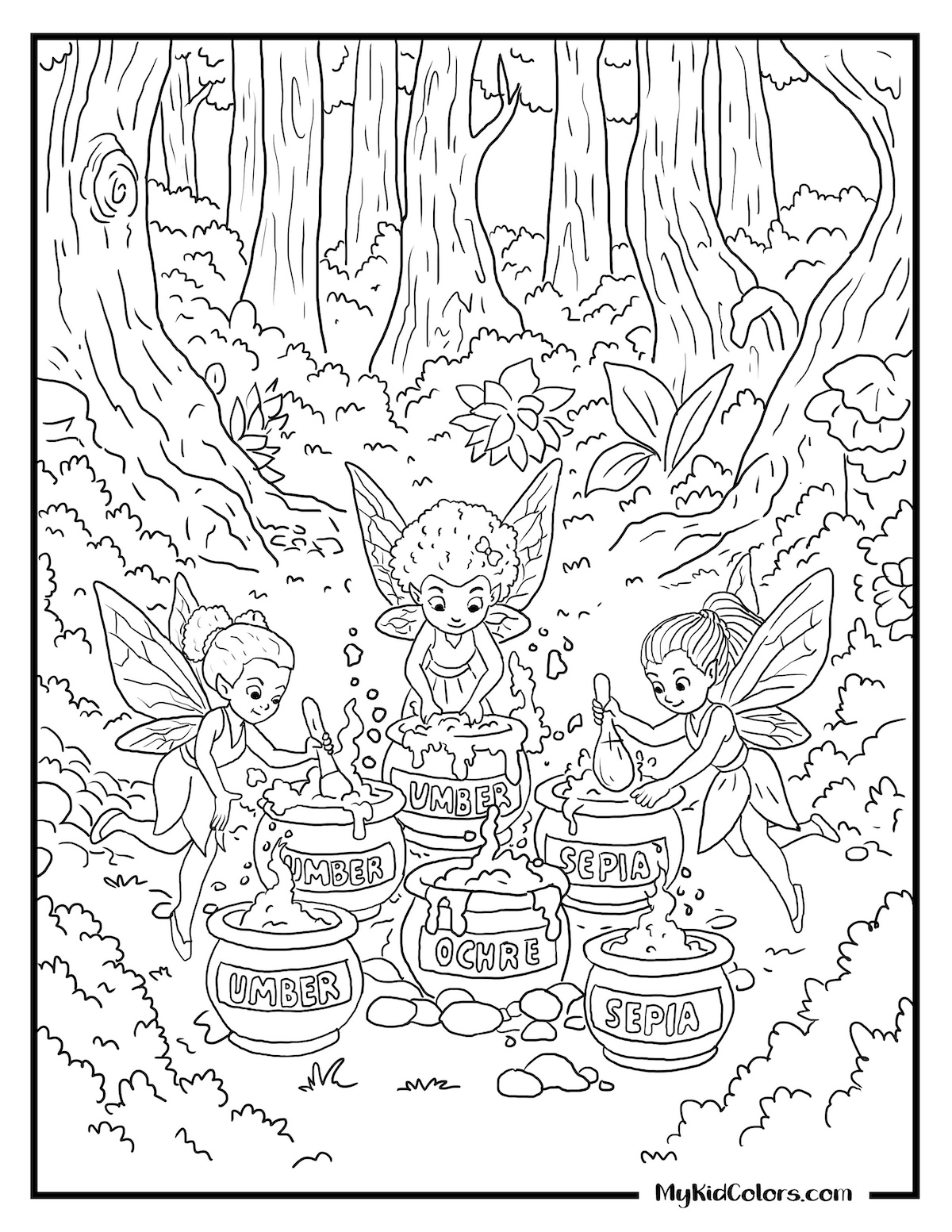 15 Free Hand Drawn Color Coloring Pages Free Printable PDF 