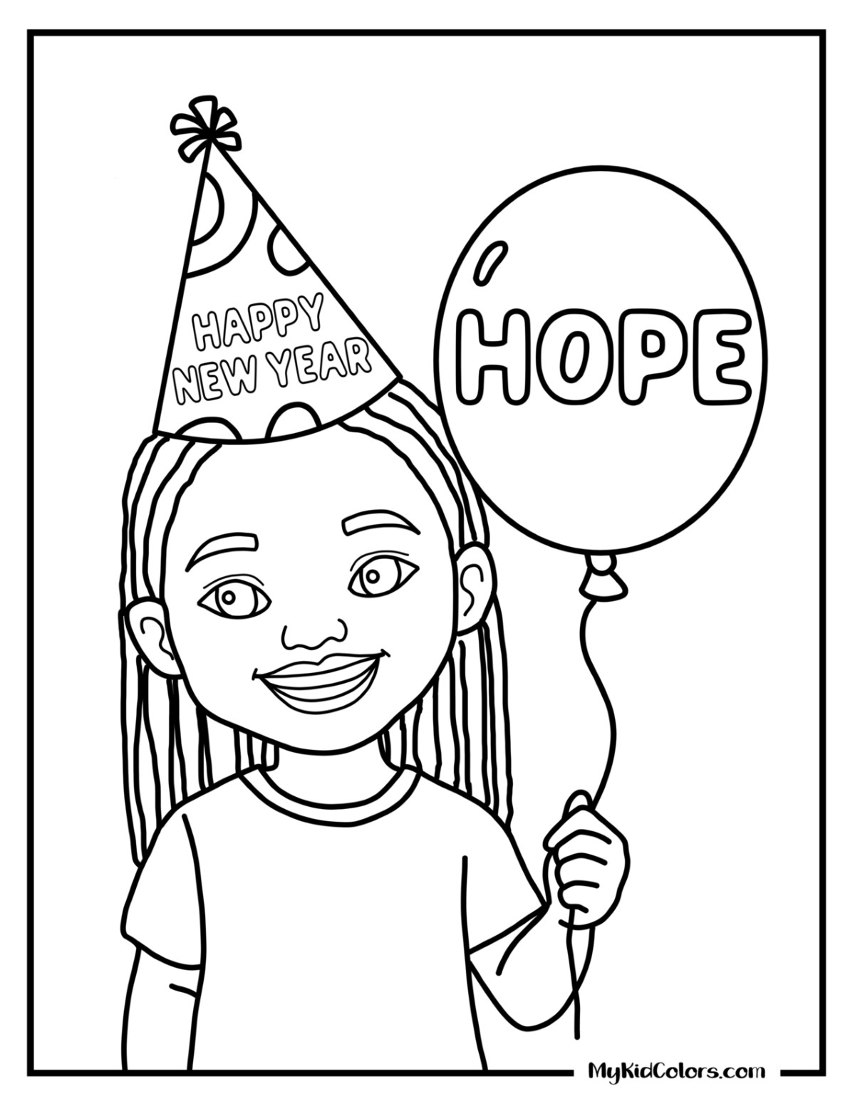 15 Free New Years Eve Coloring Pages (PDF Printables)