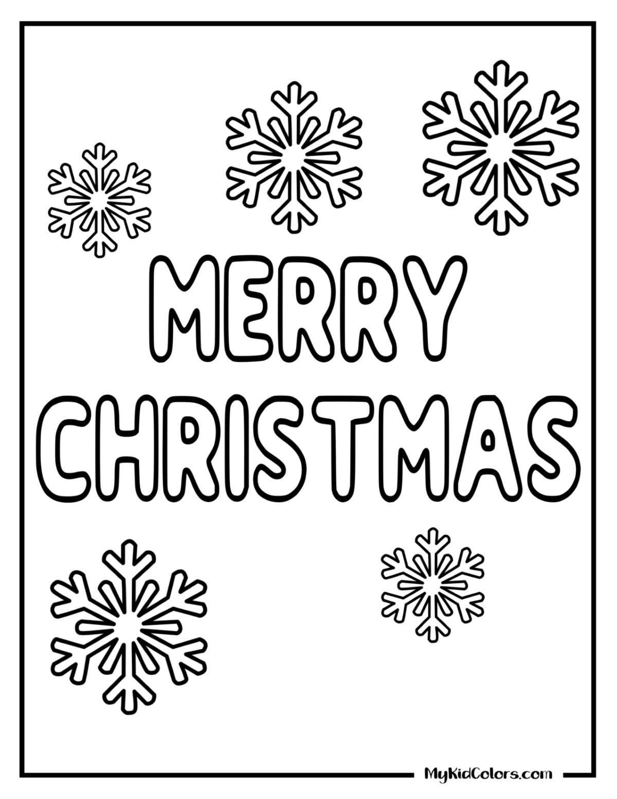 15 Free Merry Christmas Coloring Pages to Print (PDF)