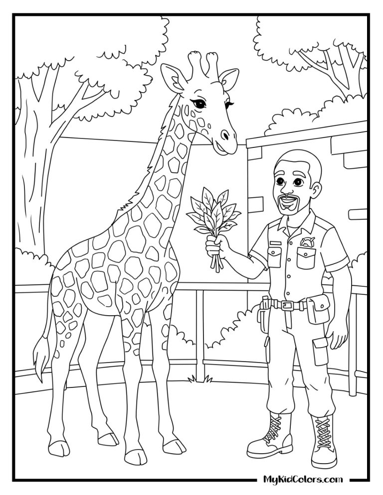 15 Free Animal Coloring Pages for Kids (PDF Printables)