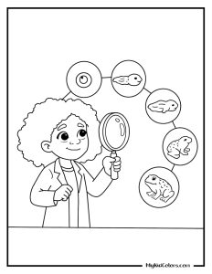 15 Free Science Coloring Pages (Free PDF Printables)