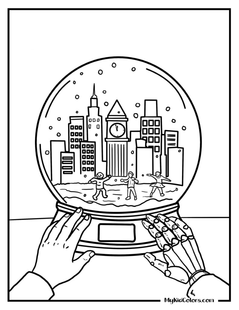 15 Free New Years Eve Coloring Pages (PDF Printables)