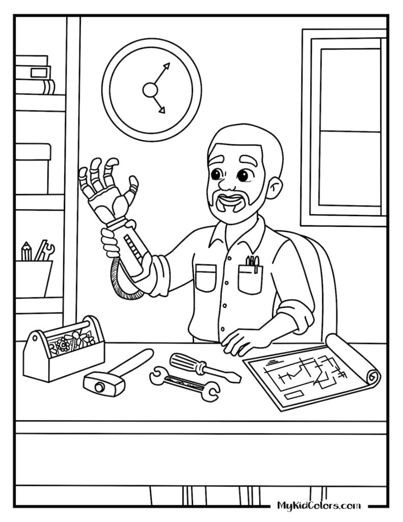 15 Free Science Coloring Pages (Free PDF Printables)