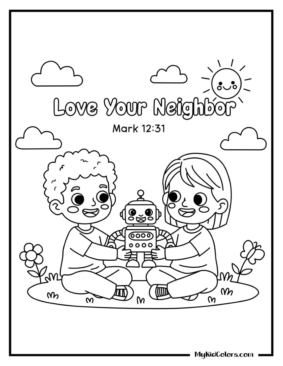 15 Free Sunday School Coloring Pages (PDF Printables)