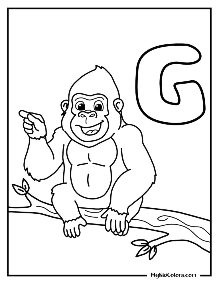 30 Free Alphabet Coloring Pages (Free Printable PDF)
