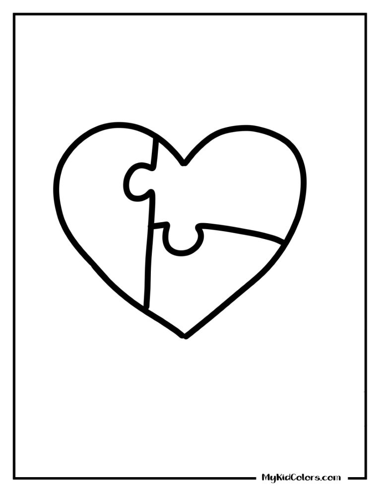 15 Free Autism Awareness Coloring Pages (PDF Printables)