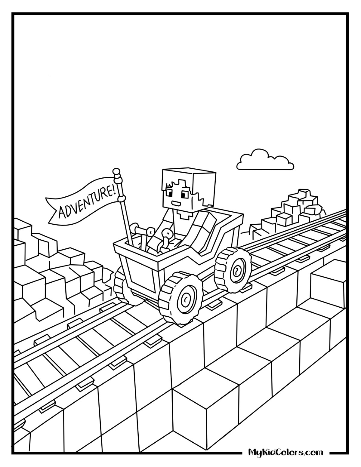 15 Free Minecraft Coloring Pages (Free PDF Printables)