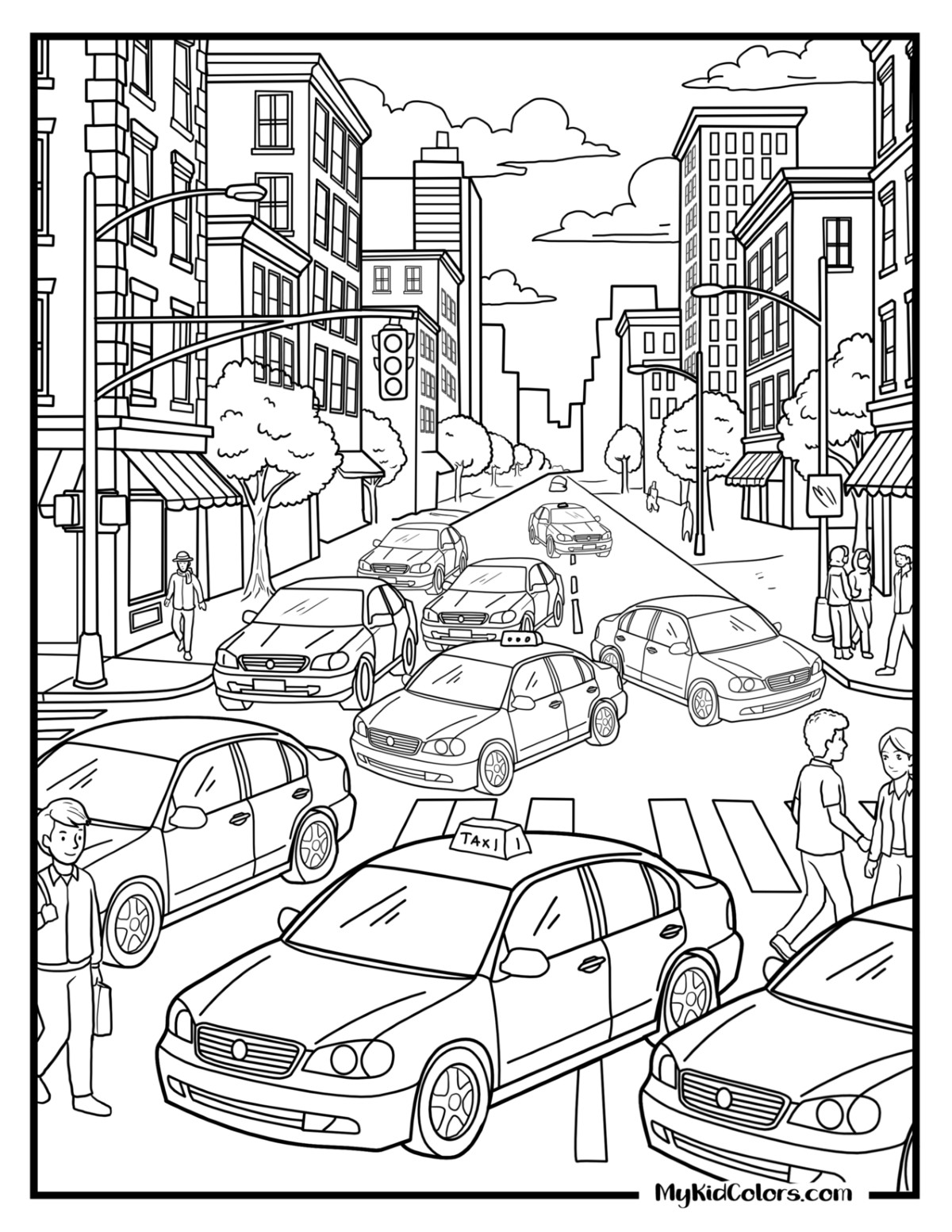 15 Free Cars Coloring Pages for Kids (Free PDF Printables)