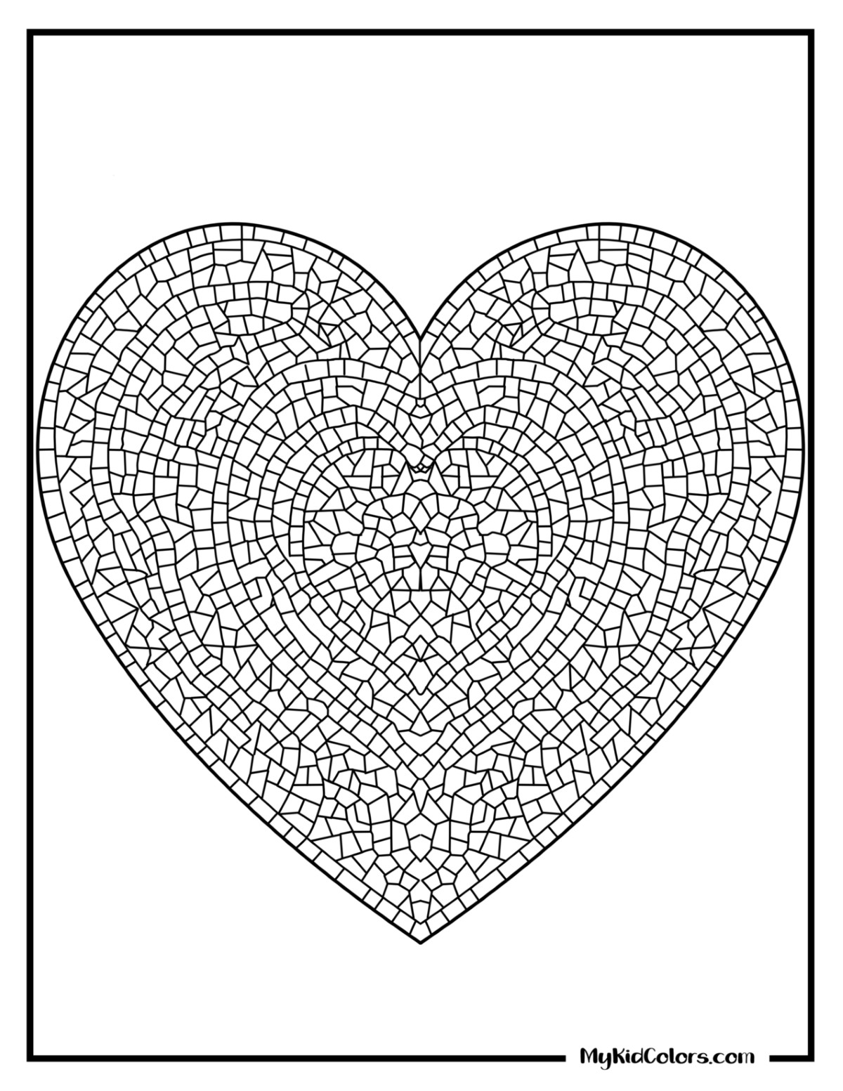 15 Free Human-Drawn Heart Coloring Pages (PDF Printables)