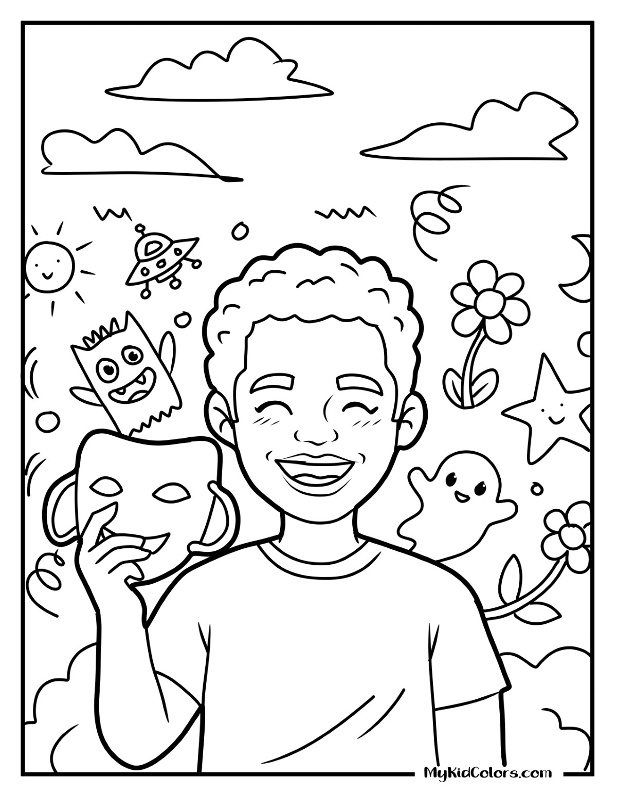 15 Free ADHD Coloring Pages Collection (Free Printable PDFs)