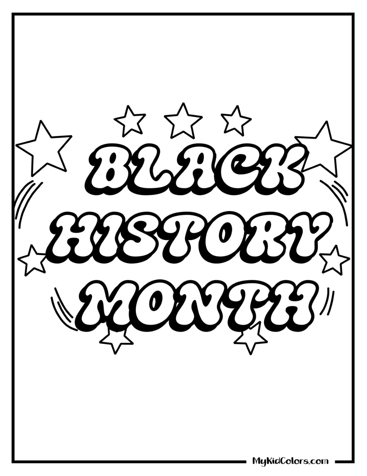 15 Free Black History Month Coloring Pages (Hand-Drawn PDF)