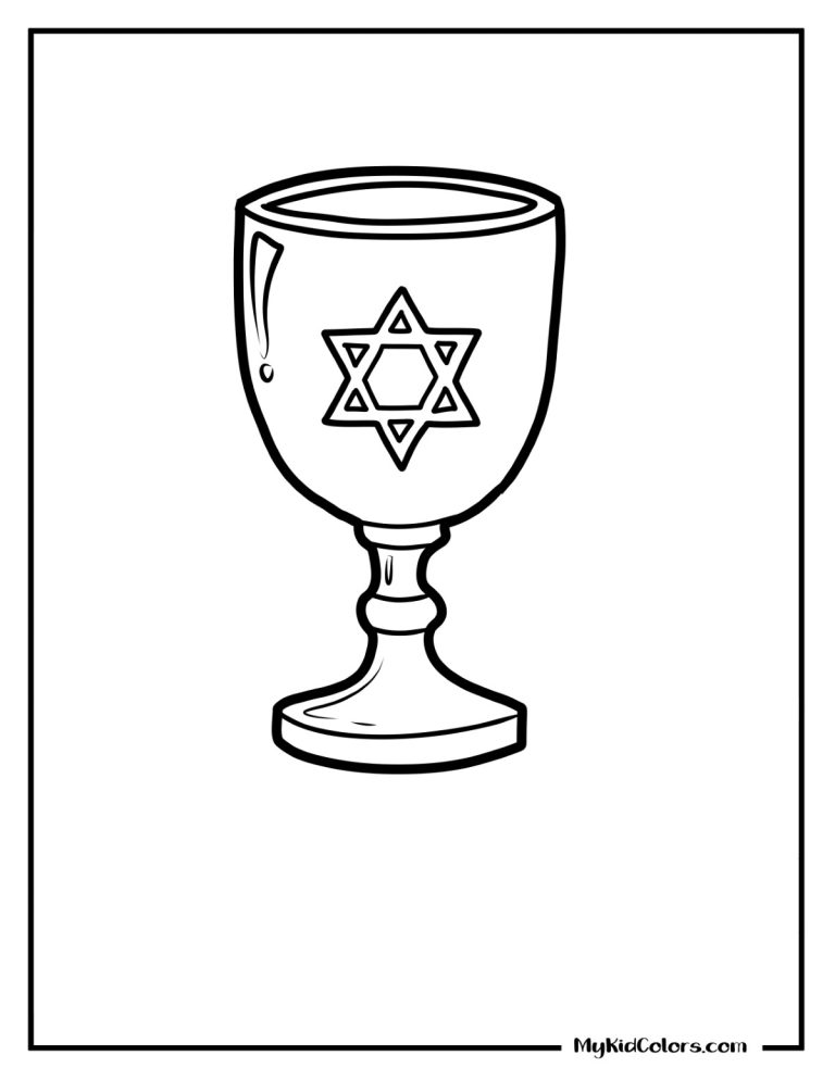 15 Free Passover Coloring Pages for Kids (Free PDF Printables)