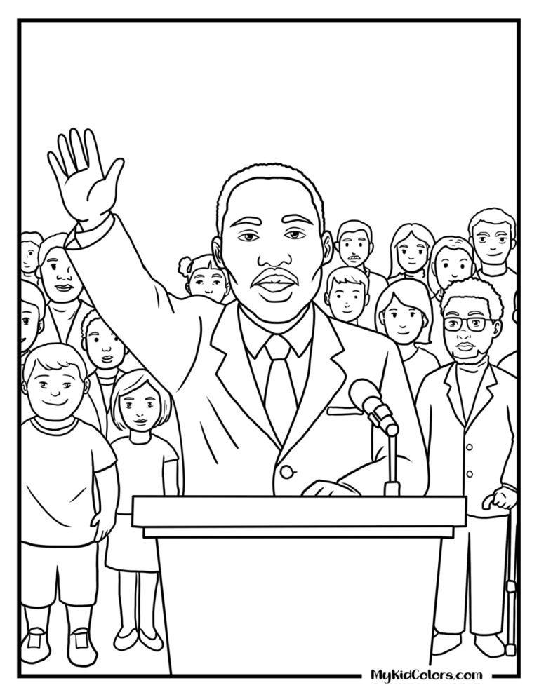 15 Free Black History Month Coloring Pages (Hand-Drawn PDF)