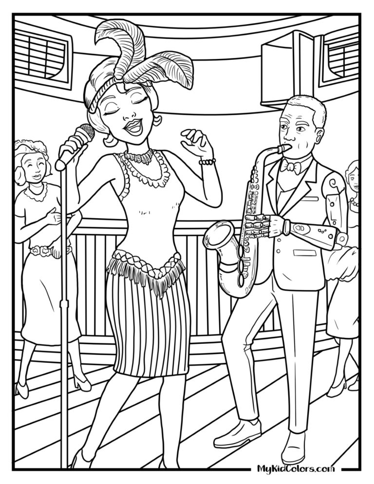 15 Free Black History Month Coloring Pages (Hand-Drawn PDF)