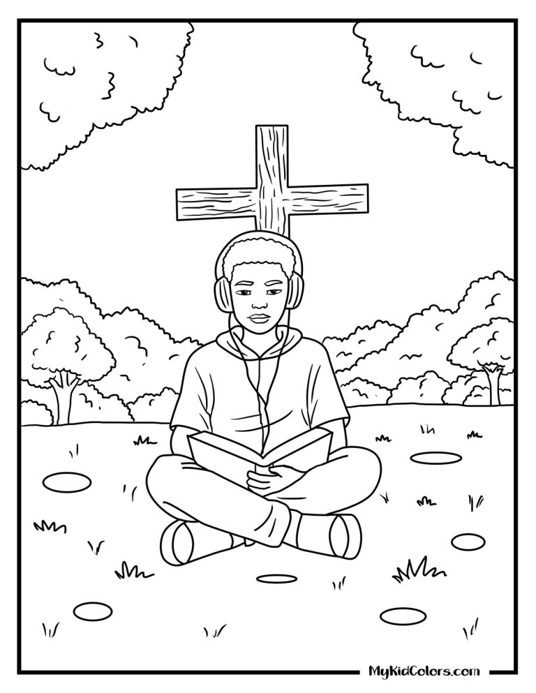 15 Free Jesus Died On The Cross Coloring Pages (Inclusive & Gentle)