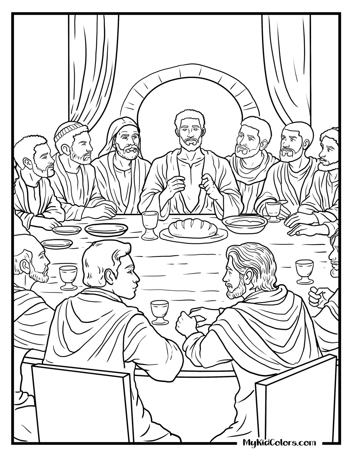 15 Free The Last Supper Coloring Pages (Inclusive & Faith-Based PDFs)