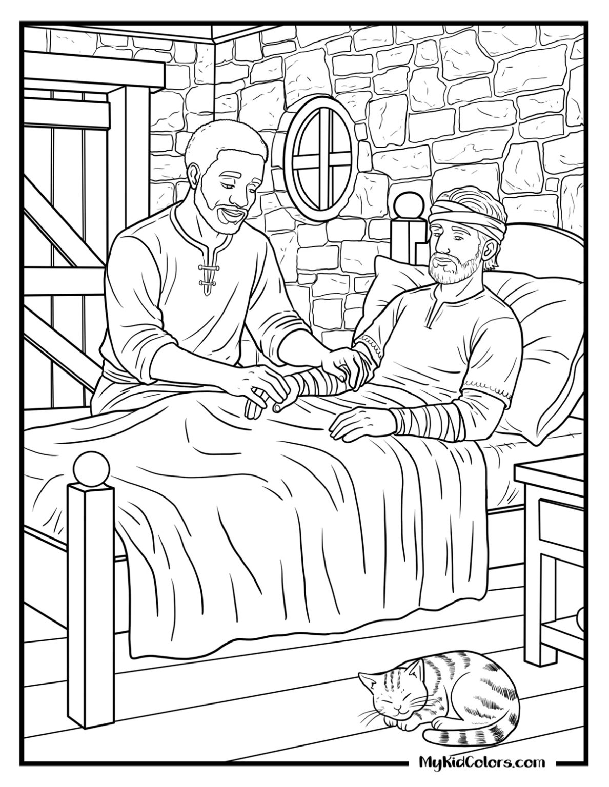 15 Free Good Samaritan Coloring Page Printables (Inclusive & Faith-Based)