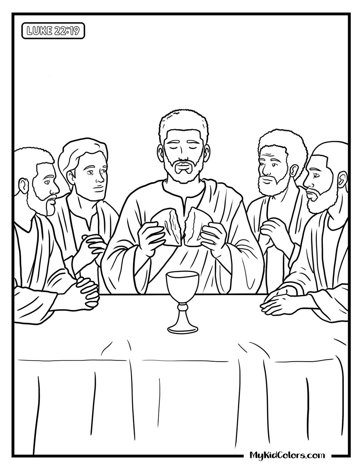 15 Free The Last Supper Coloring Pages (Inclusive & Faith-Based PDFs)