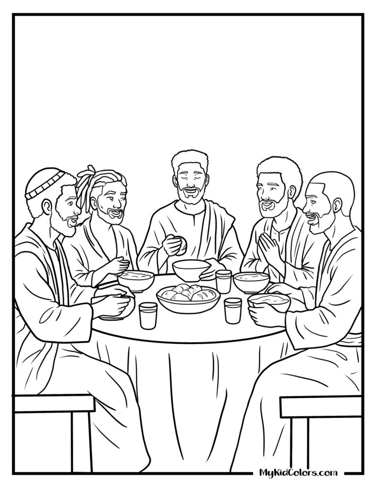 15 Free The Last Supper Coloring Pages (Inclusive & Faith-Based PDFs)