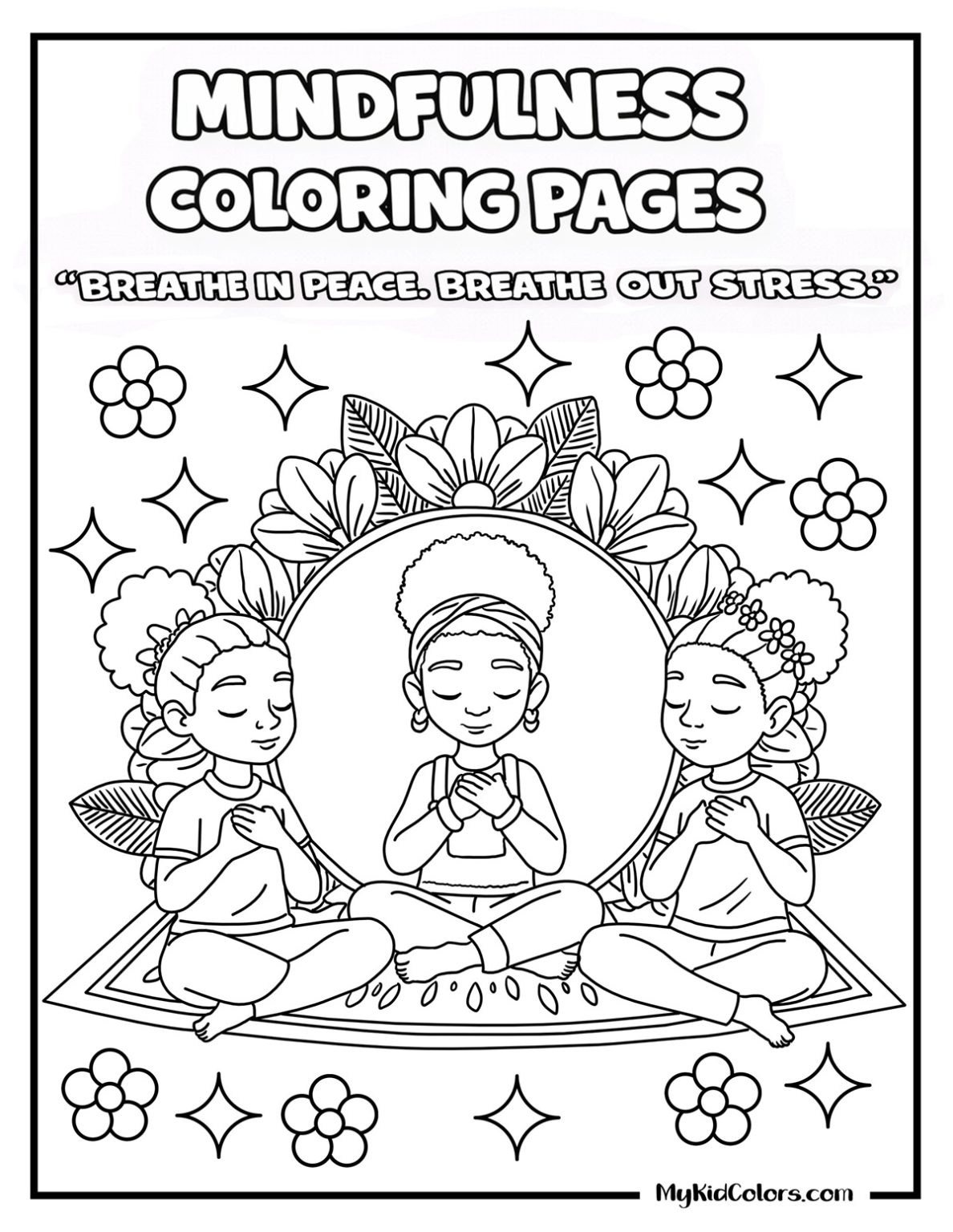 15 Free Mindfulness Coloring Pages (Inclusive & Calming)