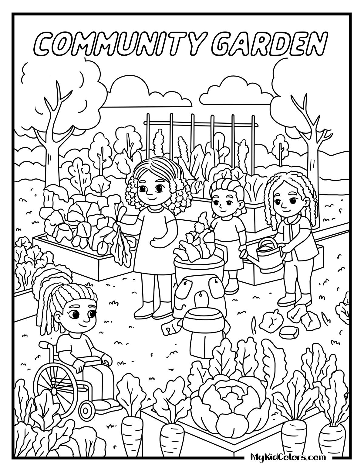 15 Gardening Coloring Pages for Kids: Patience, Tending & Real-World Growth
