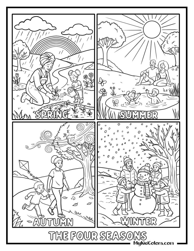 15 Free Weather Coloring Pages Kids Actually Connect With (PDF)