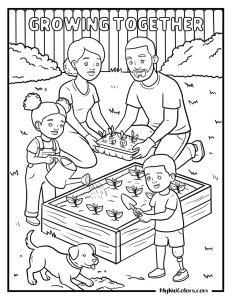 15 Free Family Coloring Pages Kids See Themselves In (PDF)
