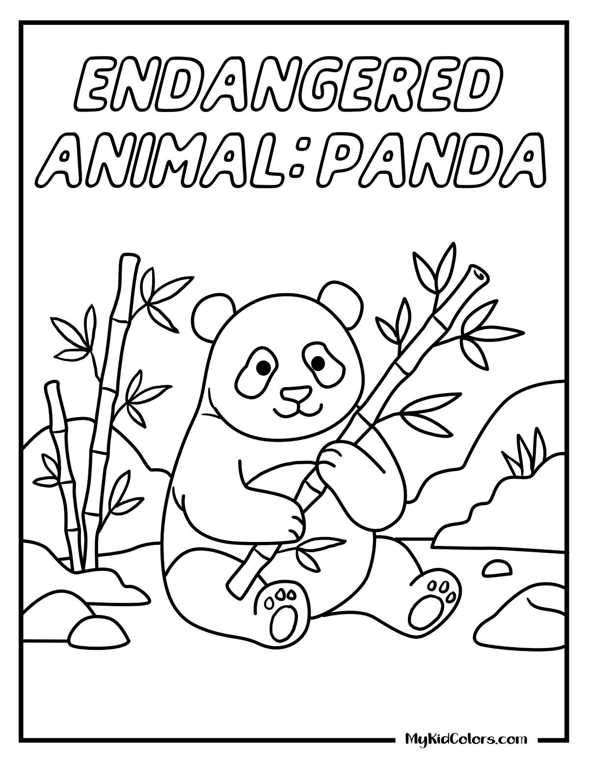 15 Free Endangered Animals Coloring Pages (Inclusive & Conservation-Themed)