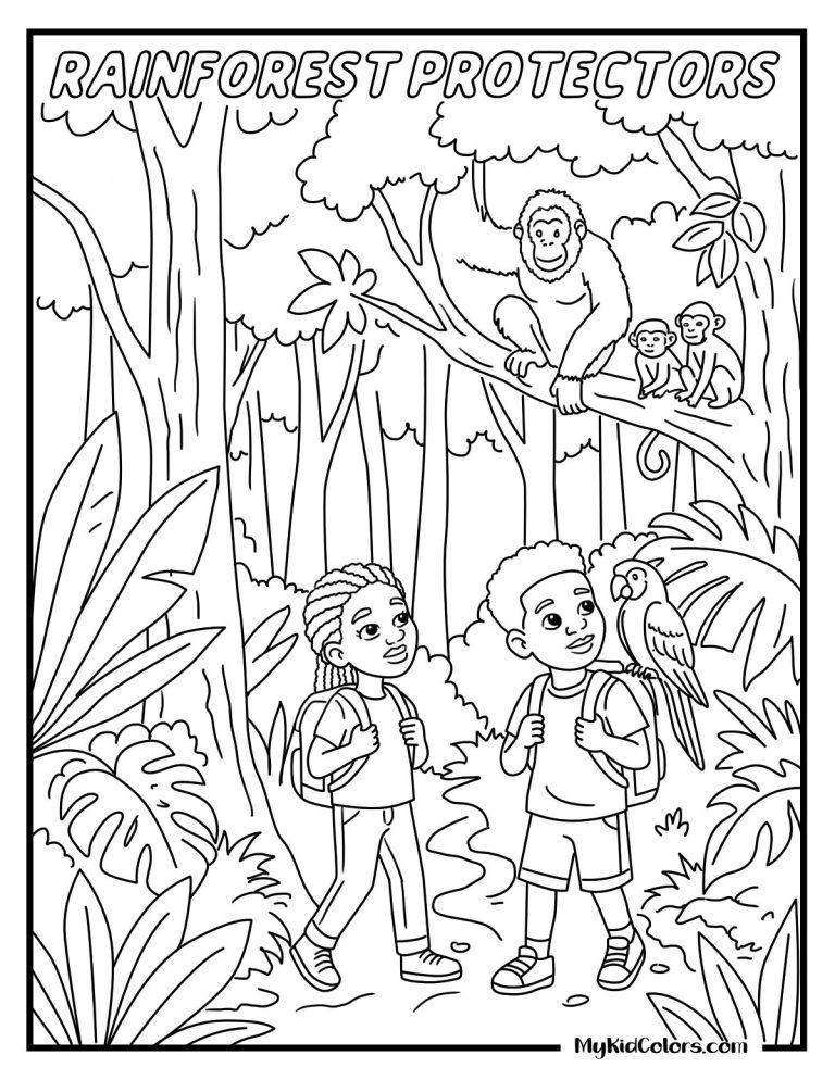 15 Free Endangered Animals Coloring Pages (Inclusive & Conservation-Themed)