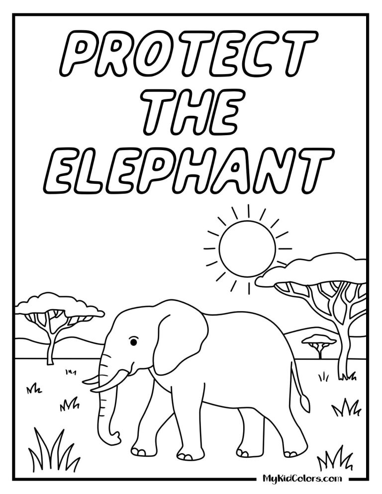 15 Free Endangered Animals Coloring Pages (Inclusive & Conservation-Themed)